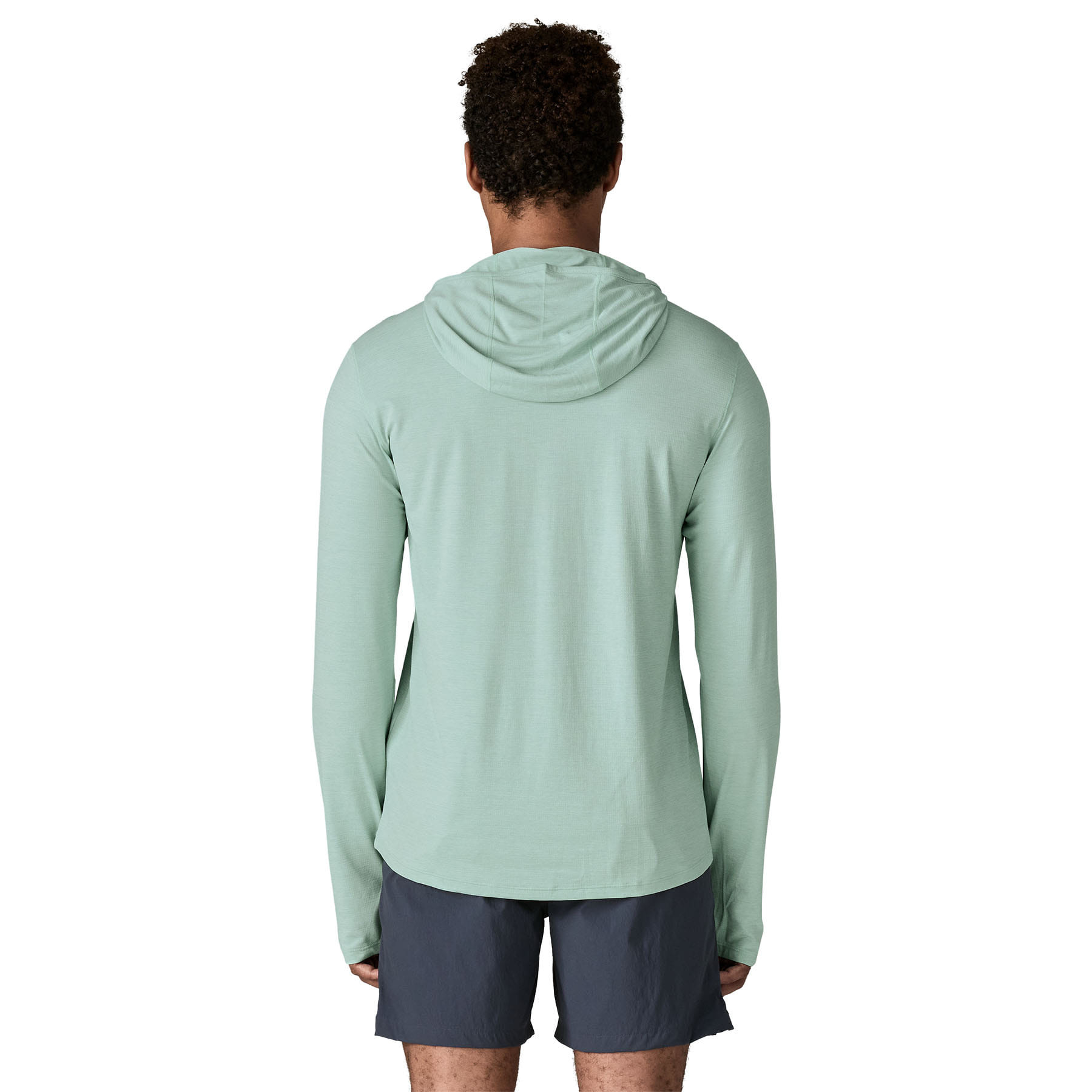 Patagonia M's Cap Cool Sun Hoody Langarmshirt thermal blue/thin ice x ...